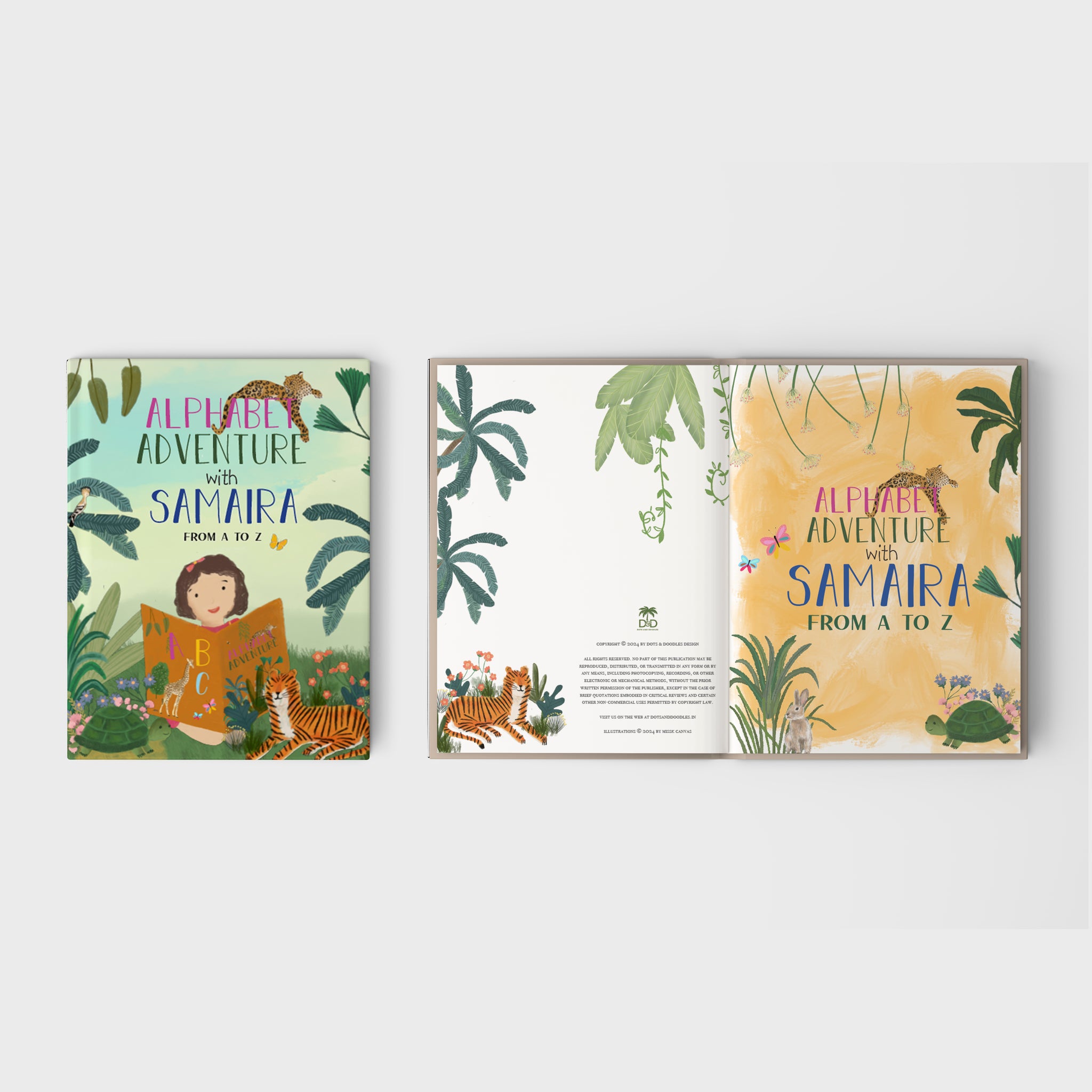 Personalised Childrens Story Books – Dots and Doodles Design