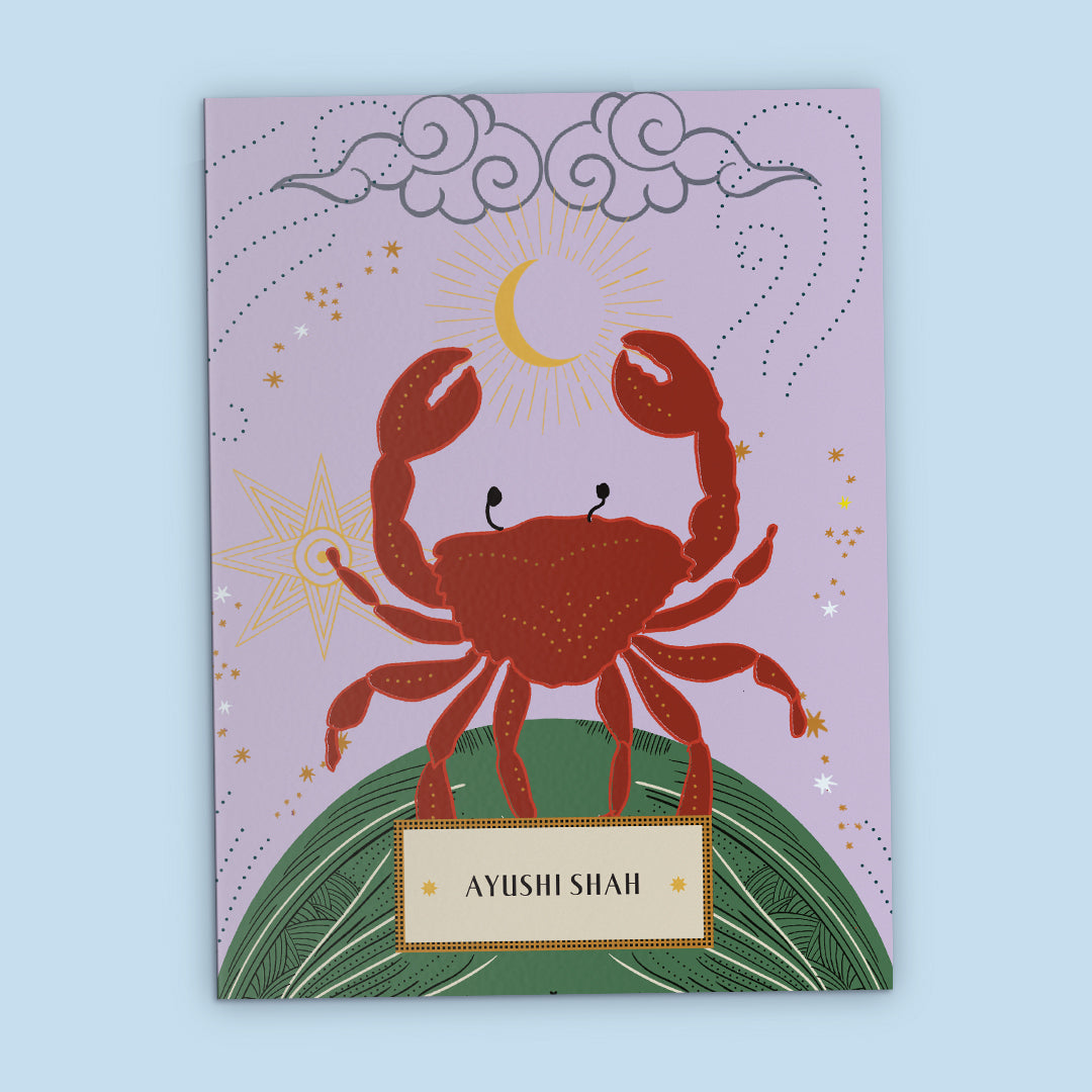 Cancer Zodiac Personalised Folder | Dots & Doodles – Dots and Doodles ...