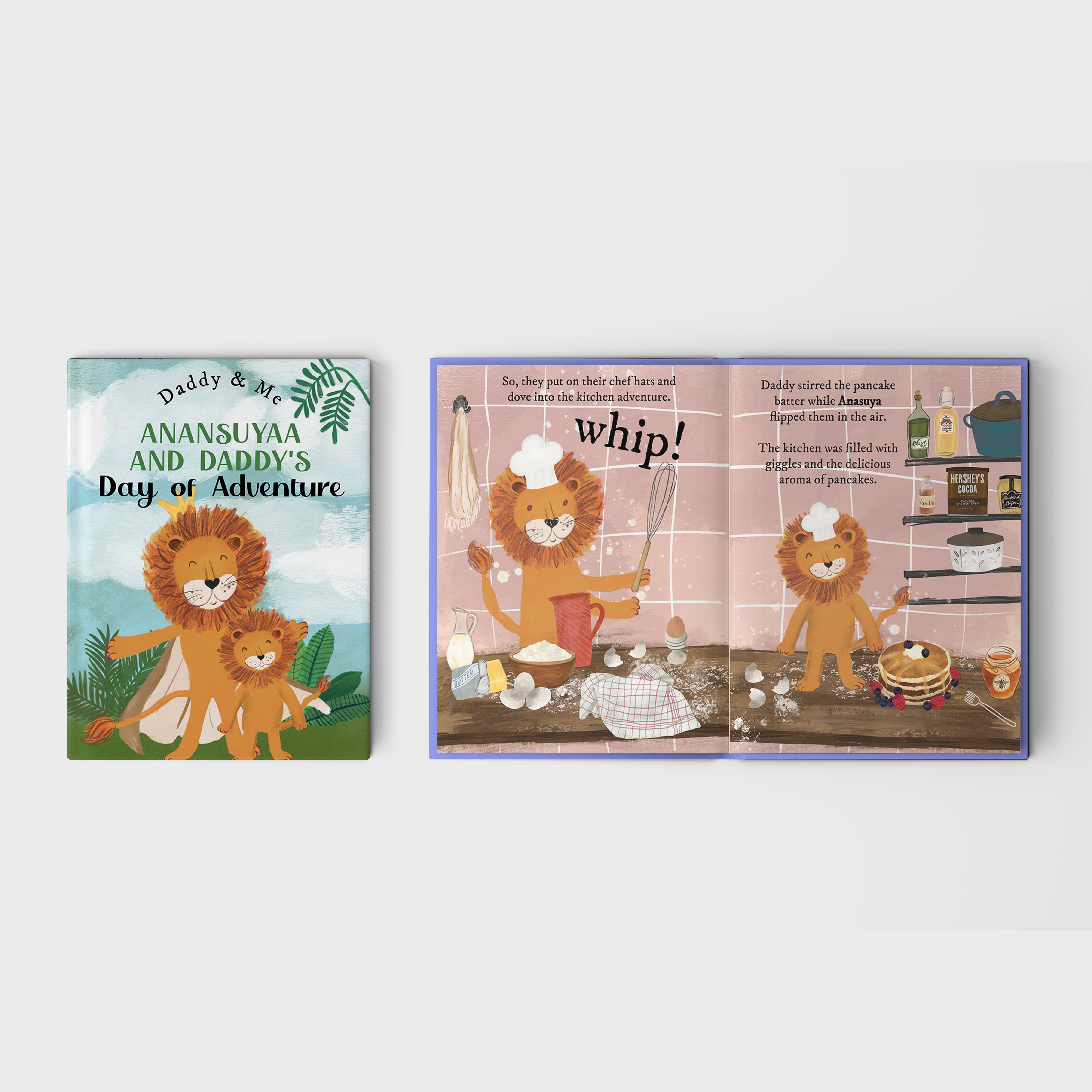 Daddy & Me Personalised Story – Dots and Doodles Design