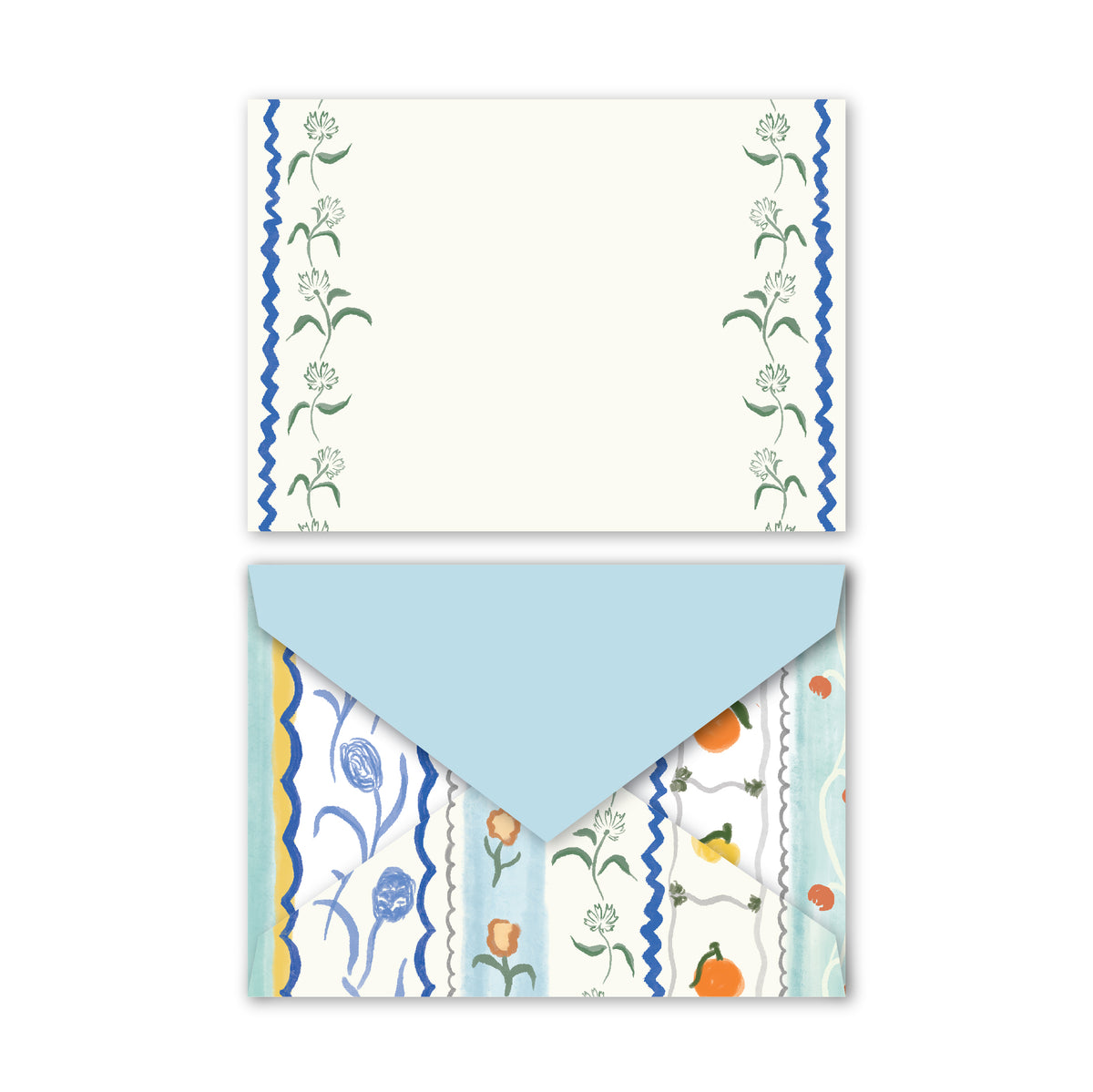 Fleur | Fine Letter Stationery – Dots and Doodles Design