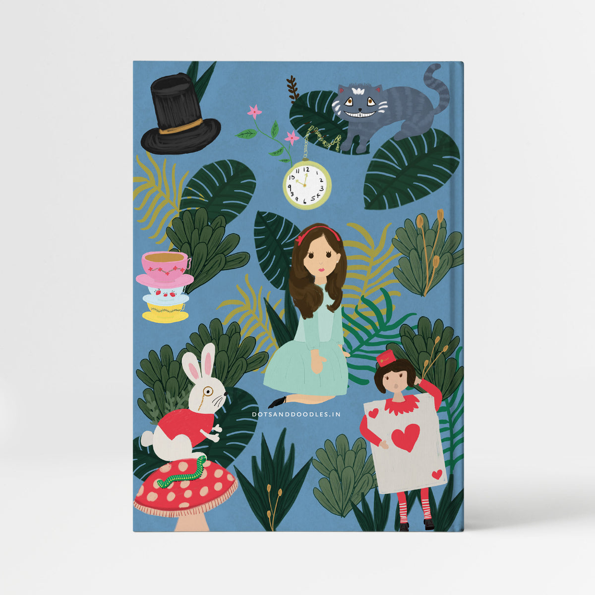 Alice in Wonderland | Personalised Hard Cover Journal – Dots and ...