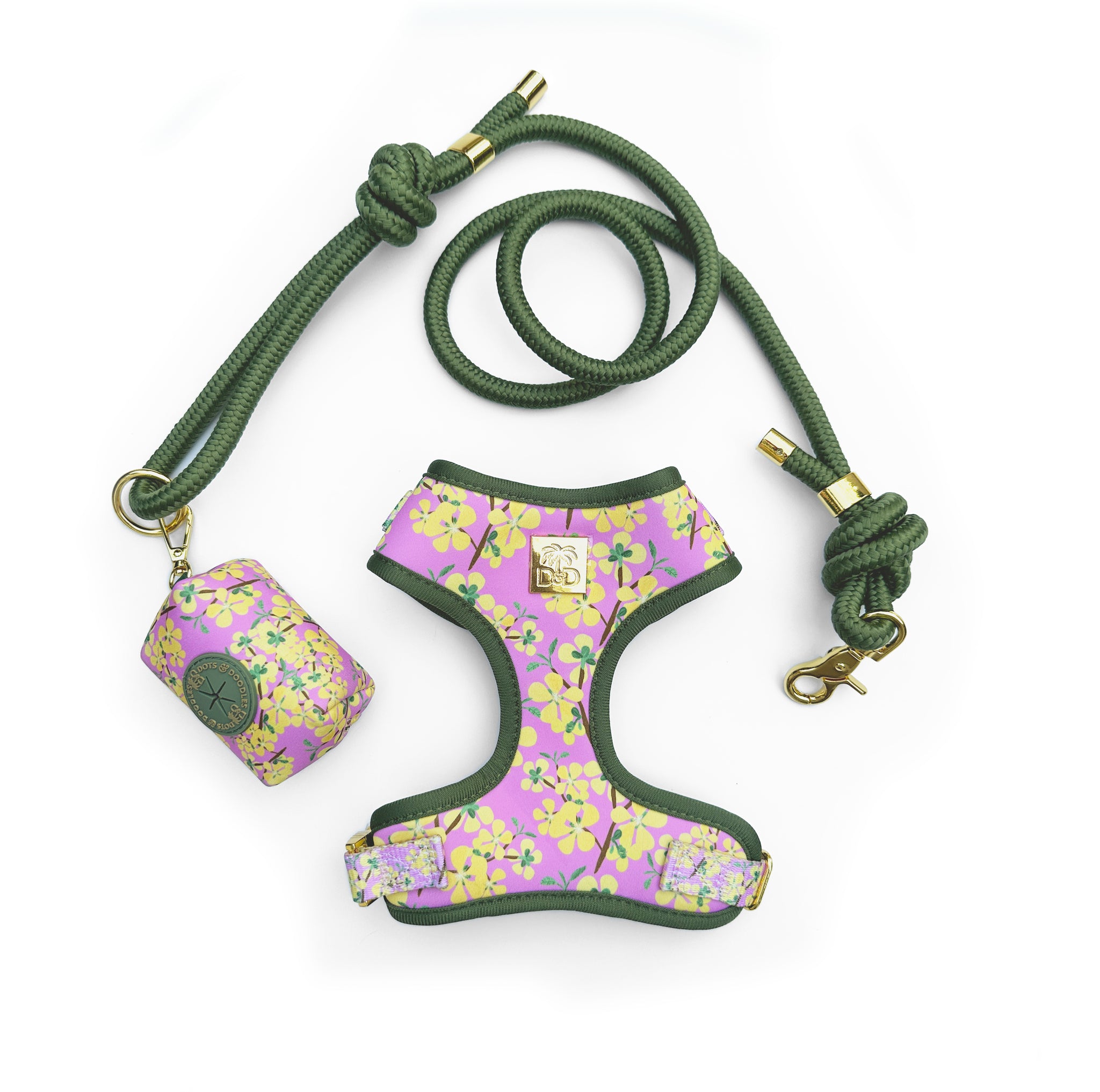 Petal Paws | Dog Walking Set – Dots and Doodles Design