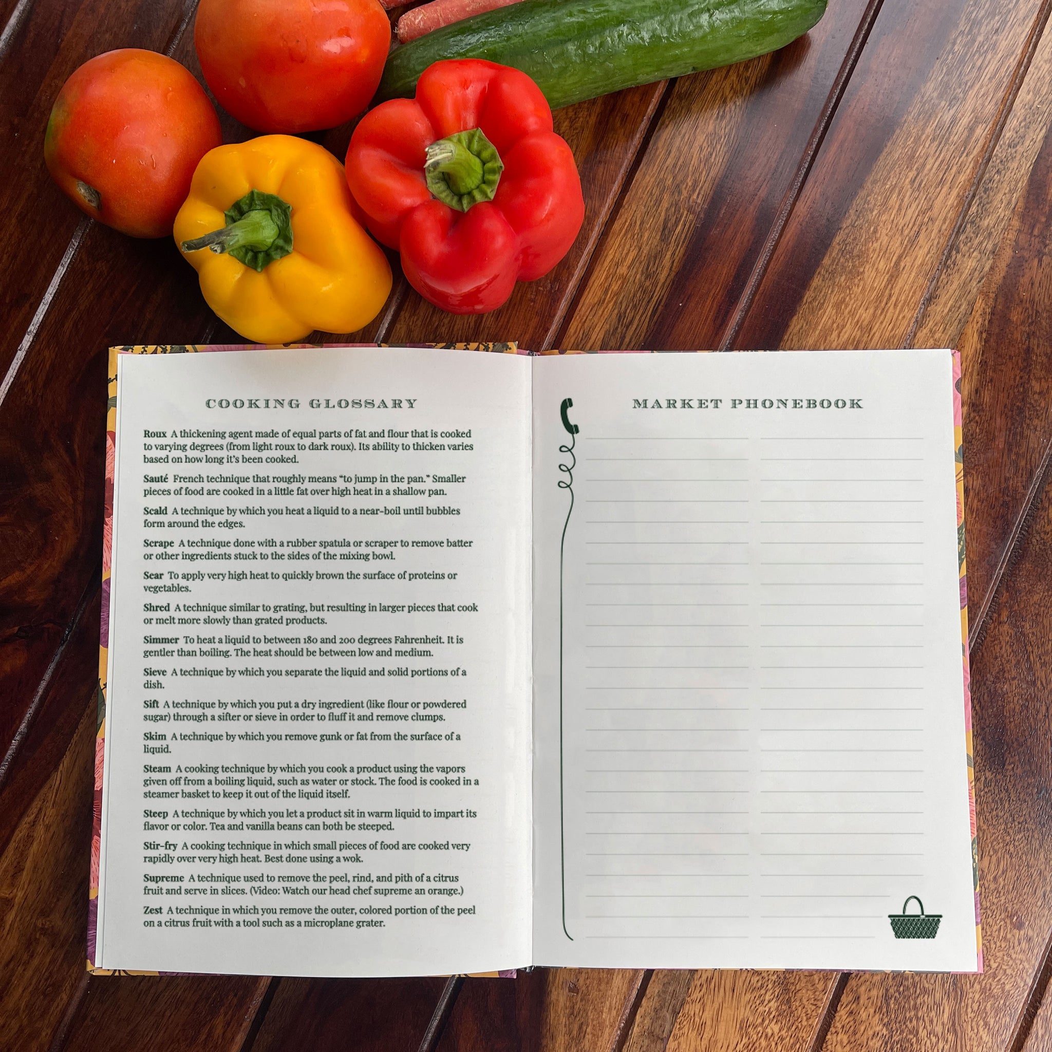 PERSONALISED RECIPE JOURNAL – Dots and Doodles Design