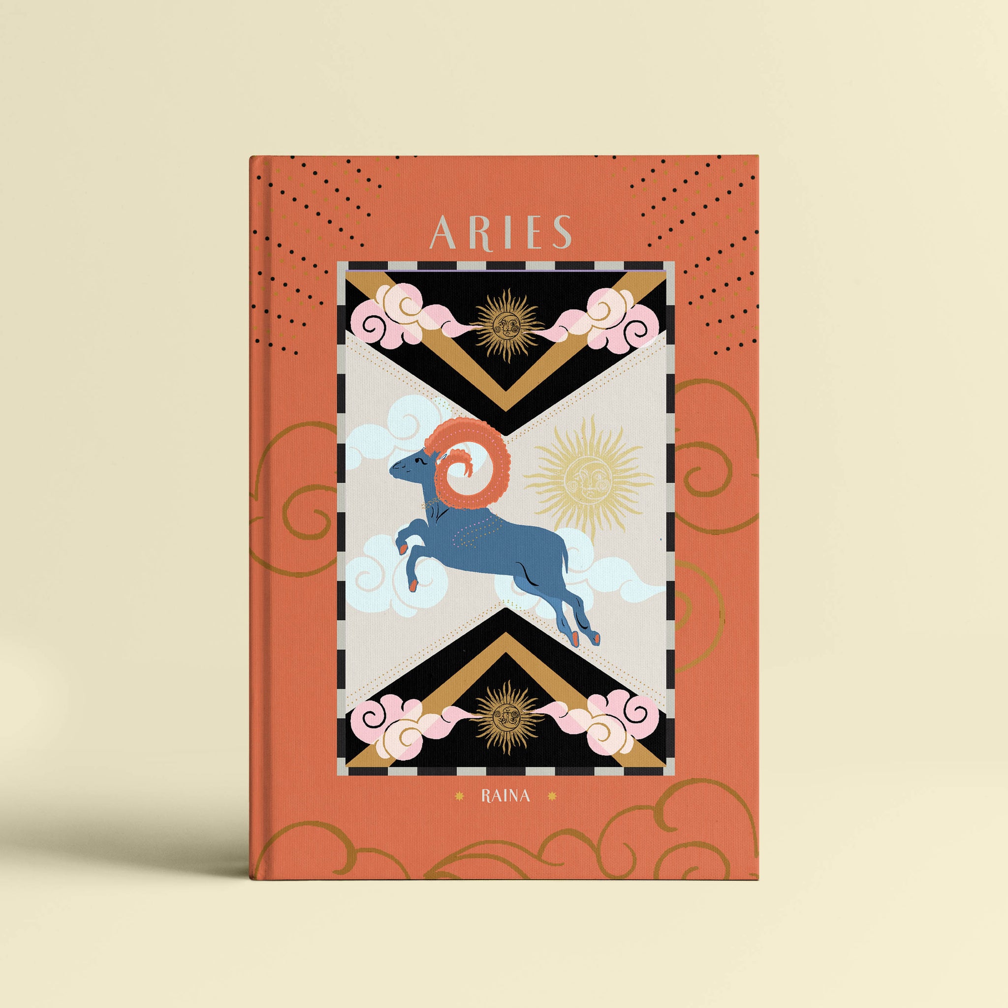 Aries Zodiac Journal | Personalised Hard Cover Journal – Dots and ...