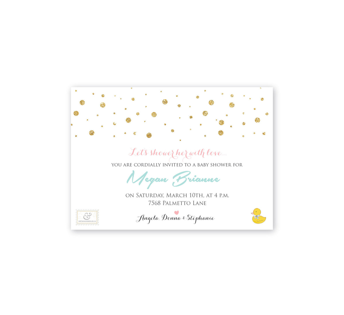 Oh baby shower | Dots and Doodles – Dots and Doodles Design