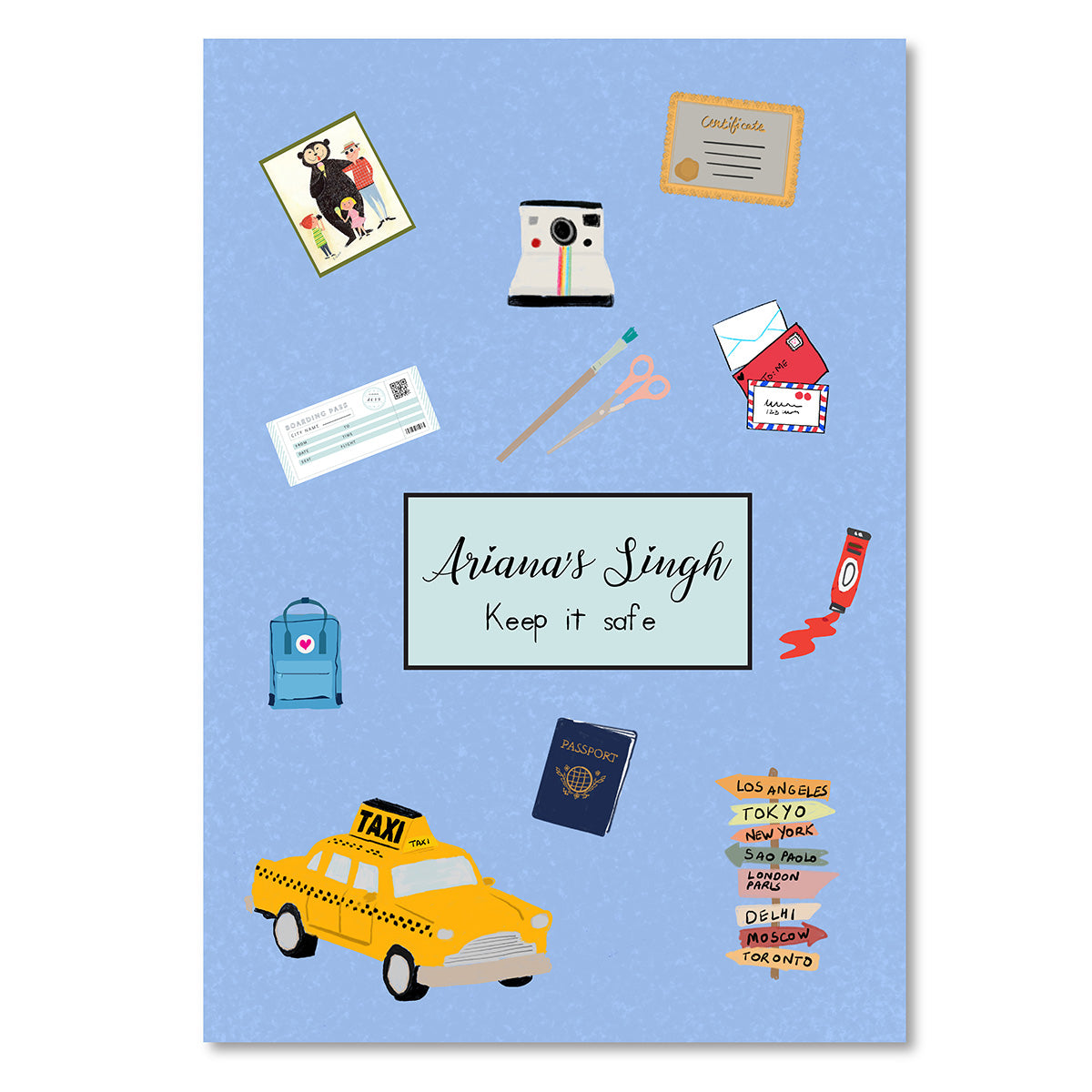 Personalised Folder | Dots & Doodles – Dots and Doodles Design