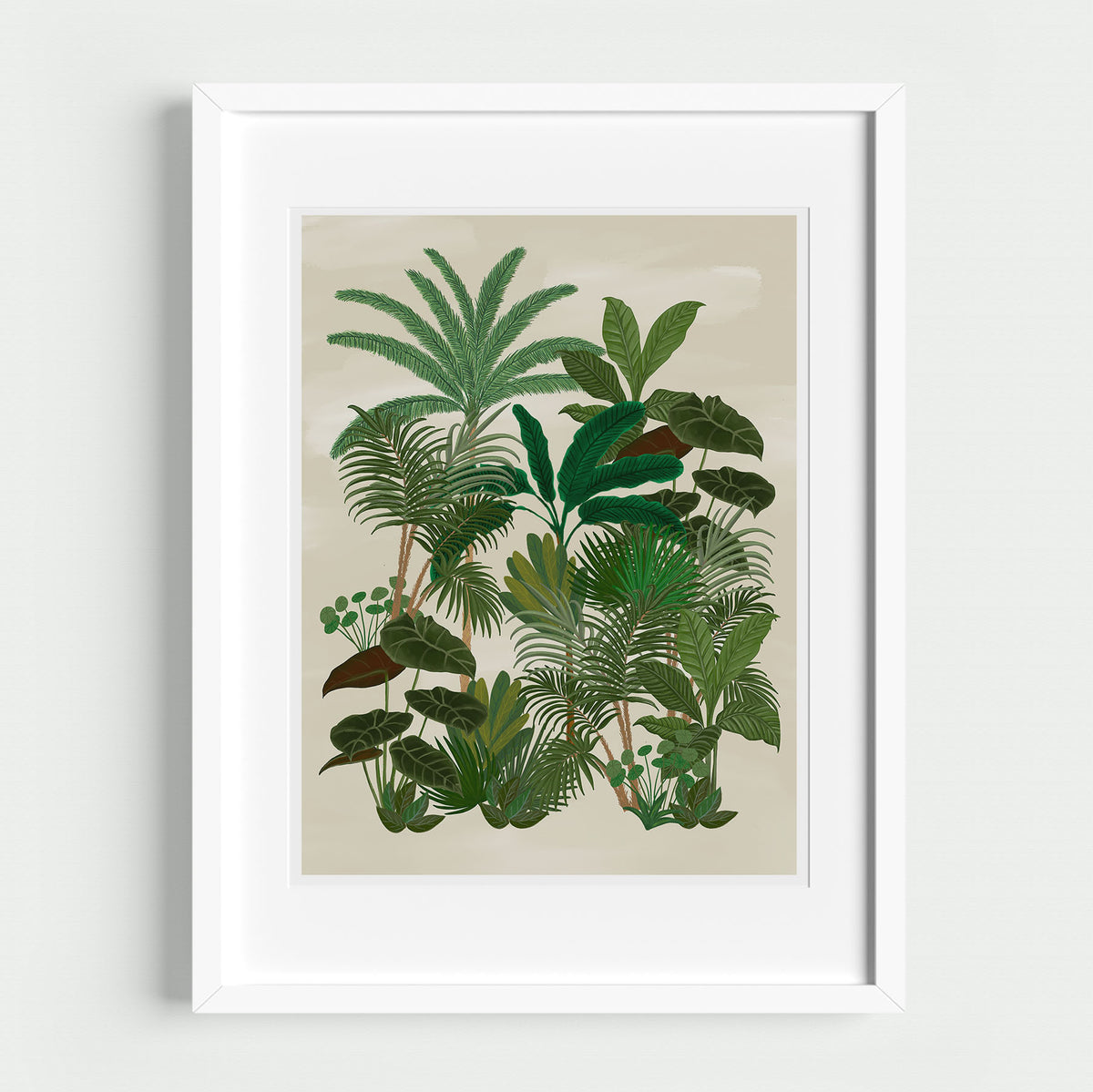 Jungle Trees | Art Print – Dots and Doodles Design