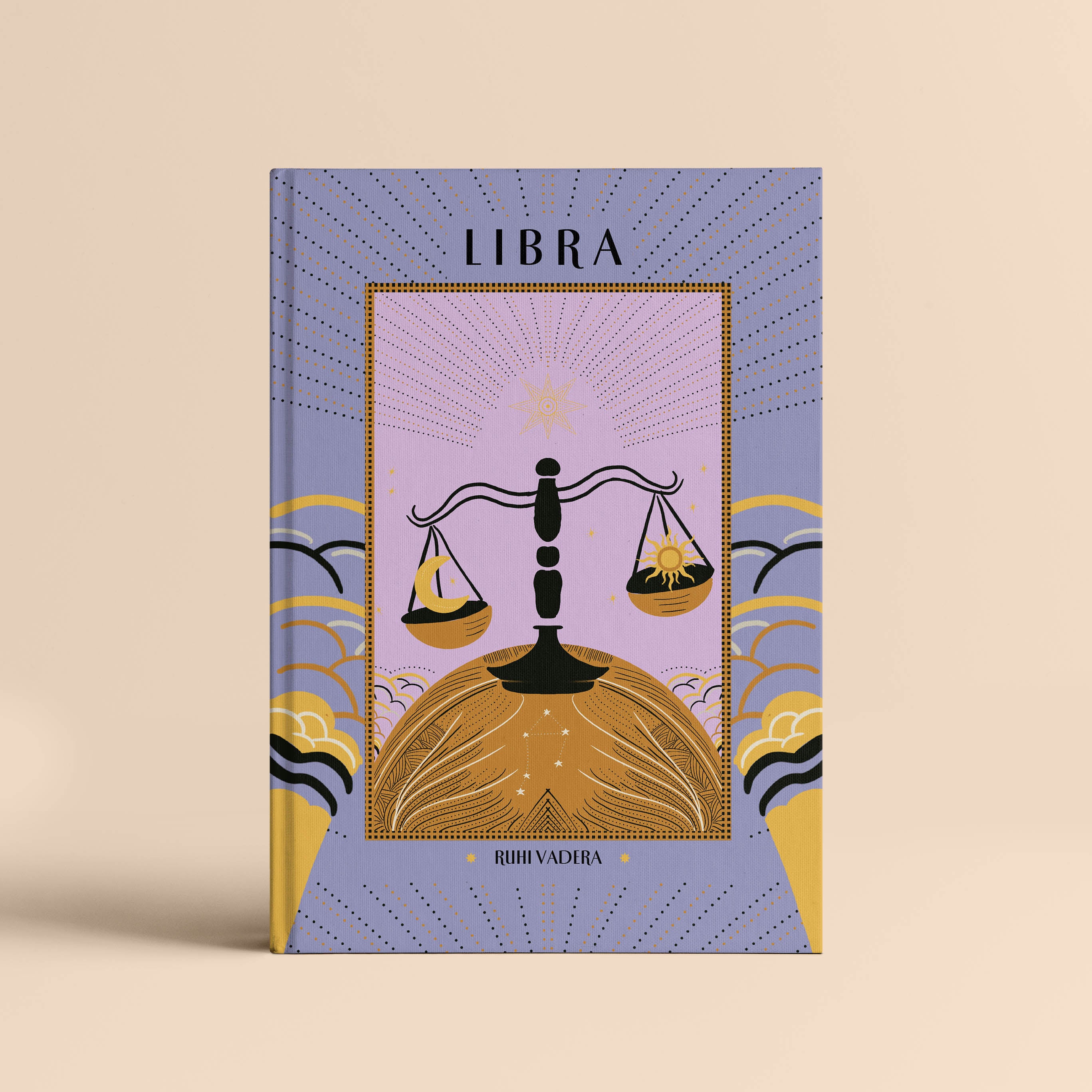 Libra Zodiac Journal | Personalised Hard Cover Journal – Dots and ...