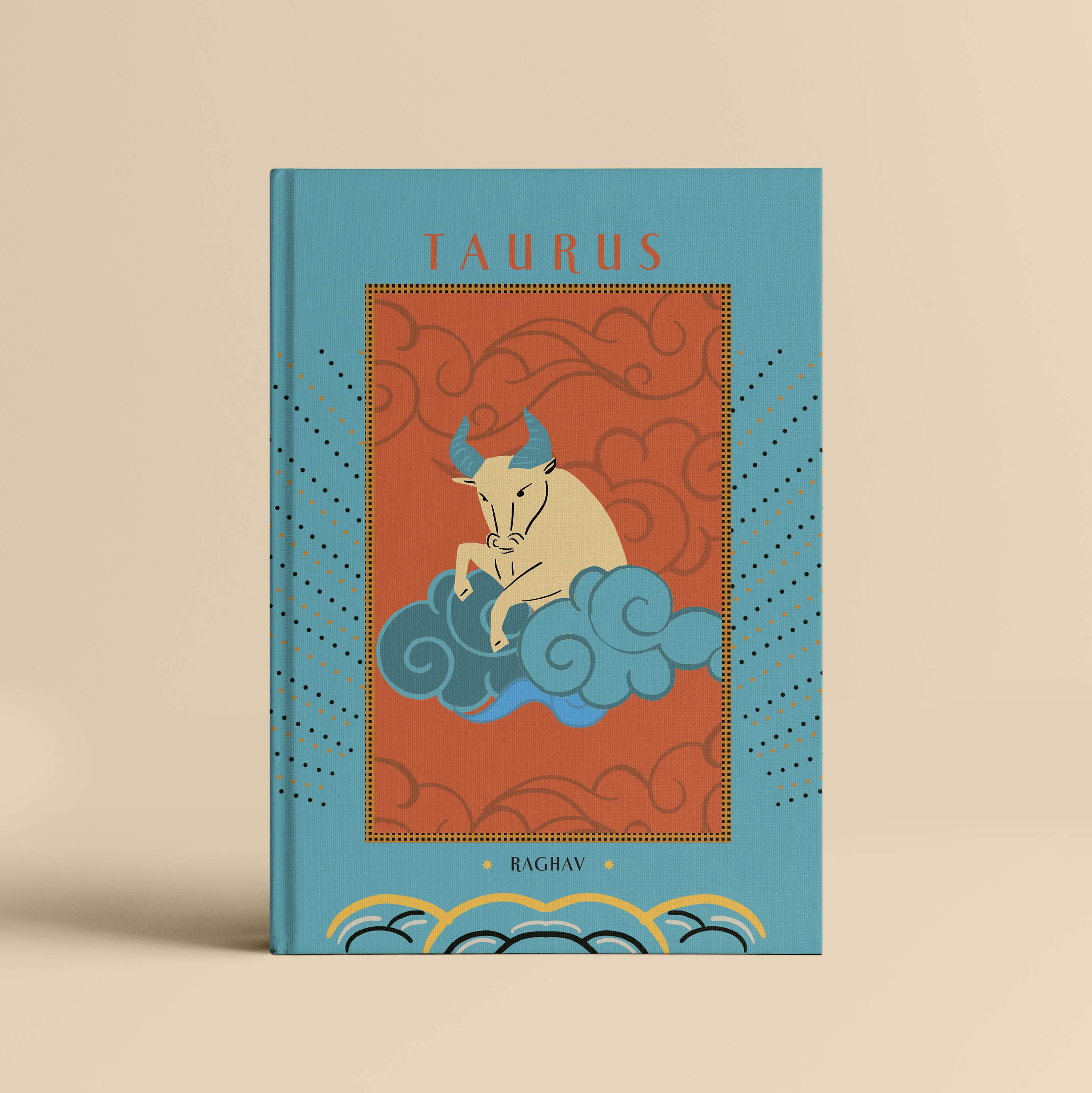 Taurus Zodiac Journal | Personalised Hard Cover Journal – Dots and ...
