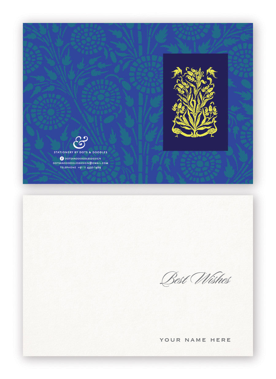 Royal Blue Motif | Dots and Doodles – Dots and Doodles Design